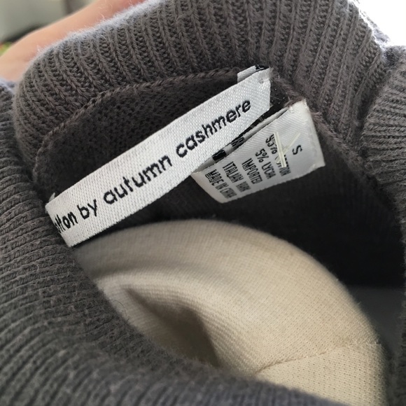Autumn Cashmere | Tops | Grey Cotton By Autumn Cashmere Top | Poshmark